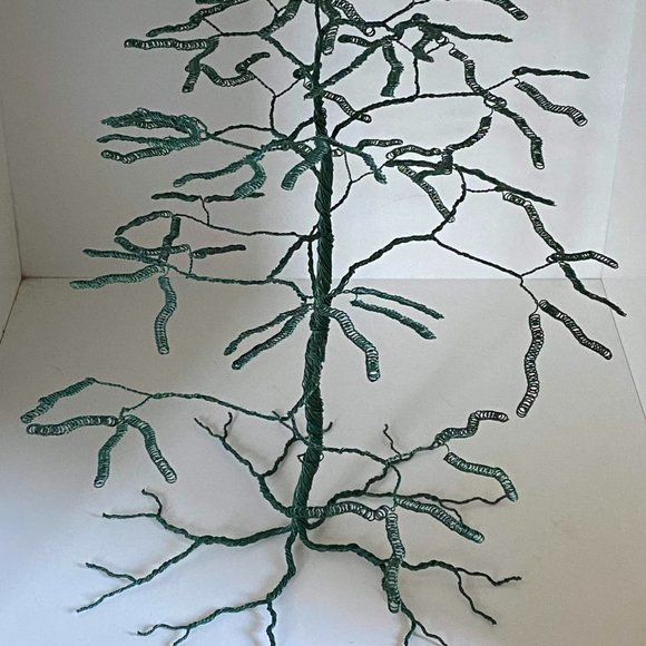 RainbowDuckDesigns | Accents | Twisted Wire Green Pine Tree | Poshmark
